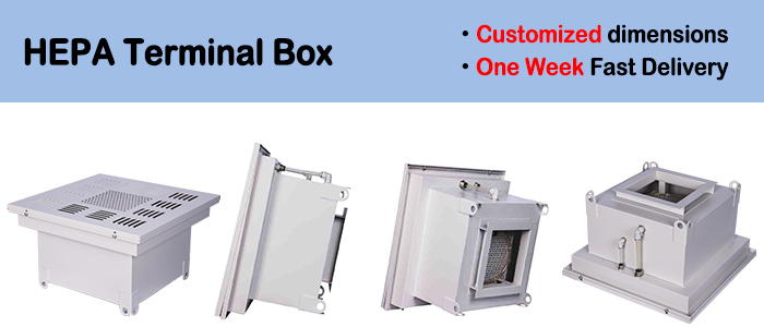 HEPA Terminal Filter Box type factory supply