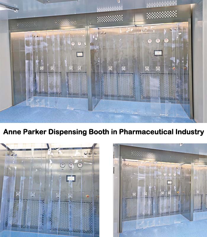 Reverse Laminar Air Flow Dispensing Weighing Booth Room