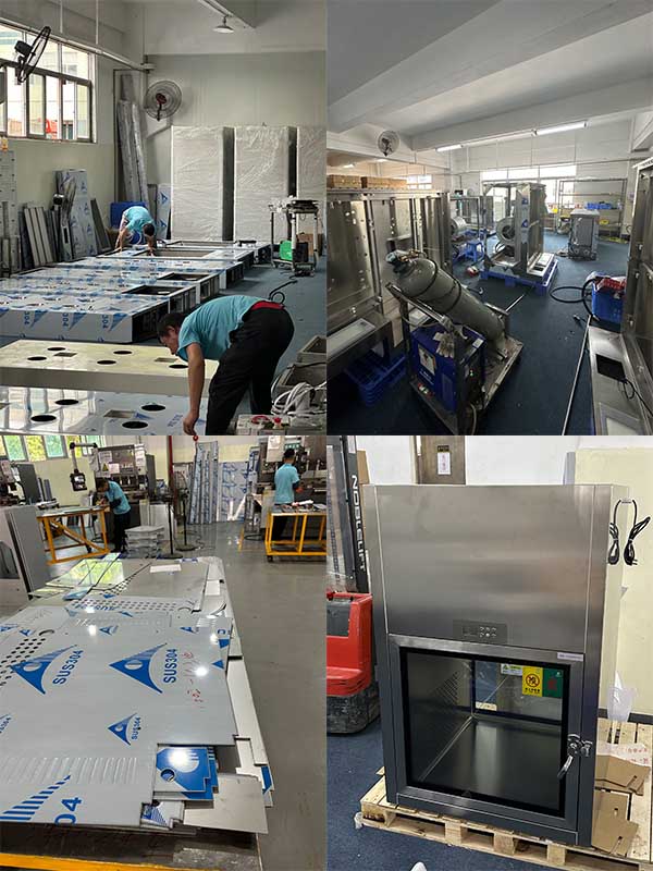 Cleanroom Dynamic Pass through Box for Microbiology Lab