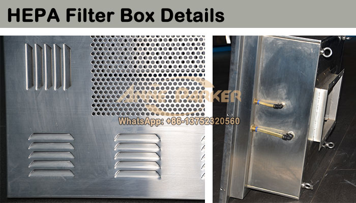 Gel Seal HEPA Filter Box Type Efficient Air Outlet