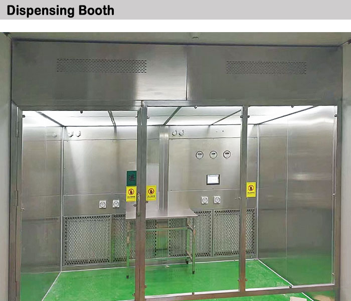 Raw Material Sampling Dispensing Booth Design in Pharmaceutical Industry