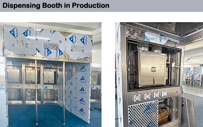 Weighing Room Sampling Booth for Raw Materials Weighing Booth Design