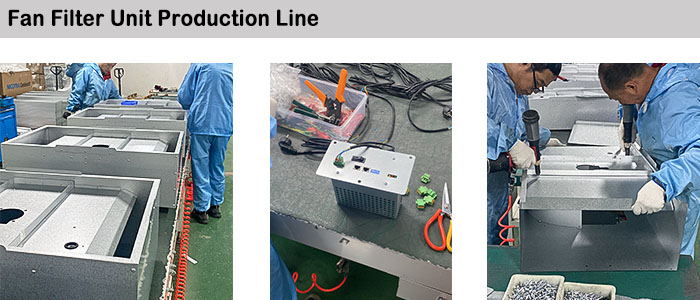 FFU Clean Room HEPA Fan Filter Unit Specifications Design