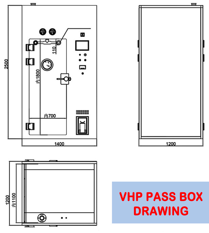 VHP Pass Box Suppliers in Pharma Clean Room