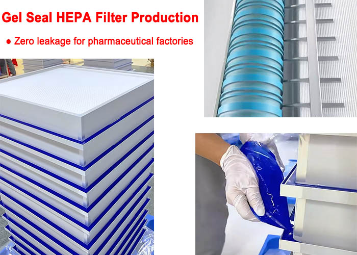 Geal Seal Mini Pleat H14 HEPA ULPA Air Filtration Filter