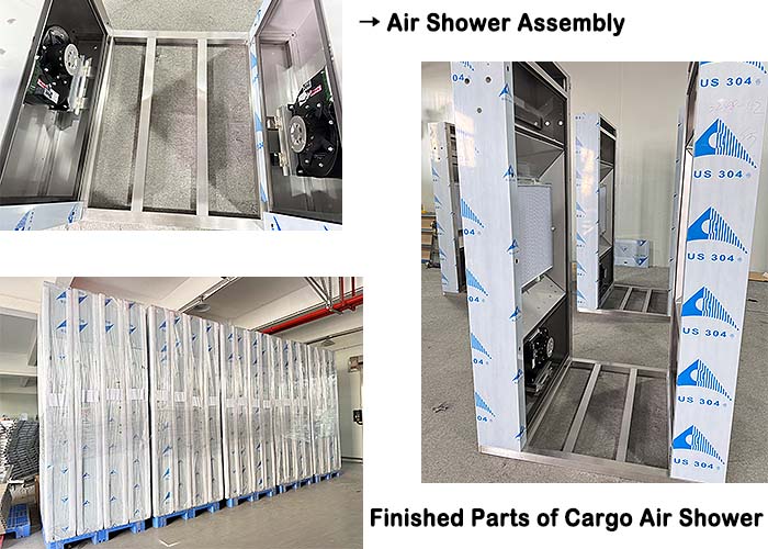 Pharmaceutical Cleanroom Double Door Air Shower Unit Manufacturers