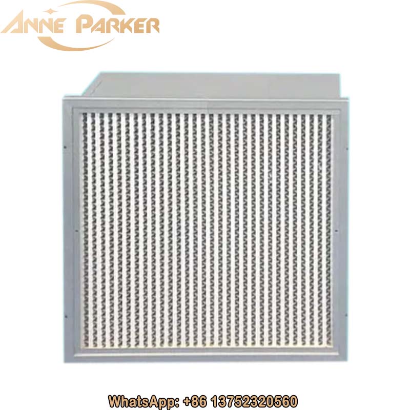 Box Type Medium Efficiency Filter with Partition