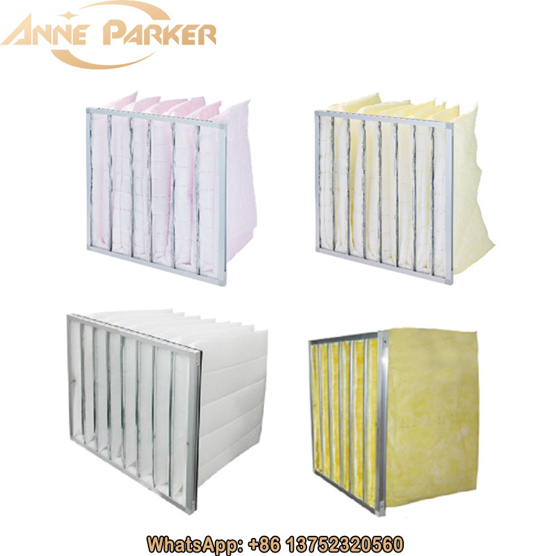 Cleanroom Bag Type Medium Efficiency Pocket Filter